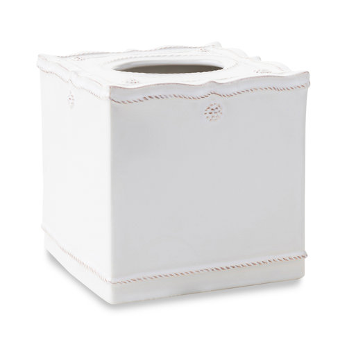 Juliska Berry & Thread Tissue Box Cover - Whitewash | Wayfair
