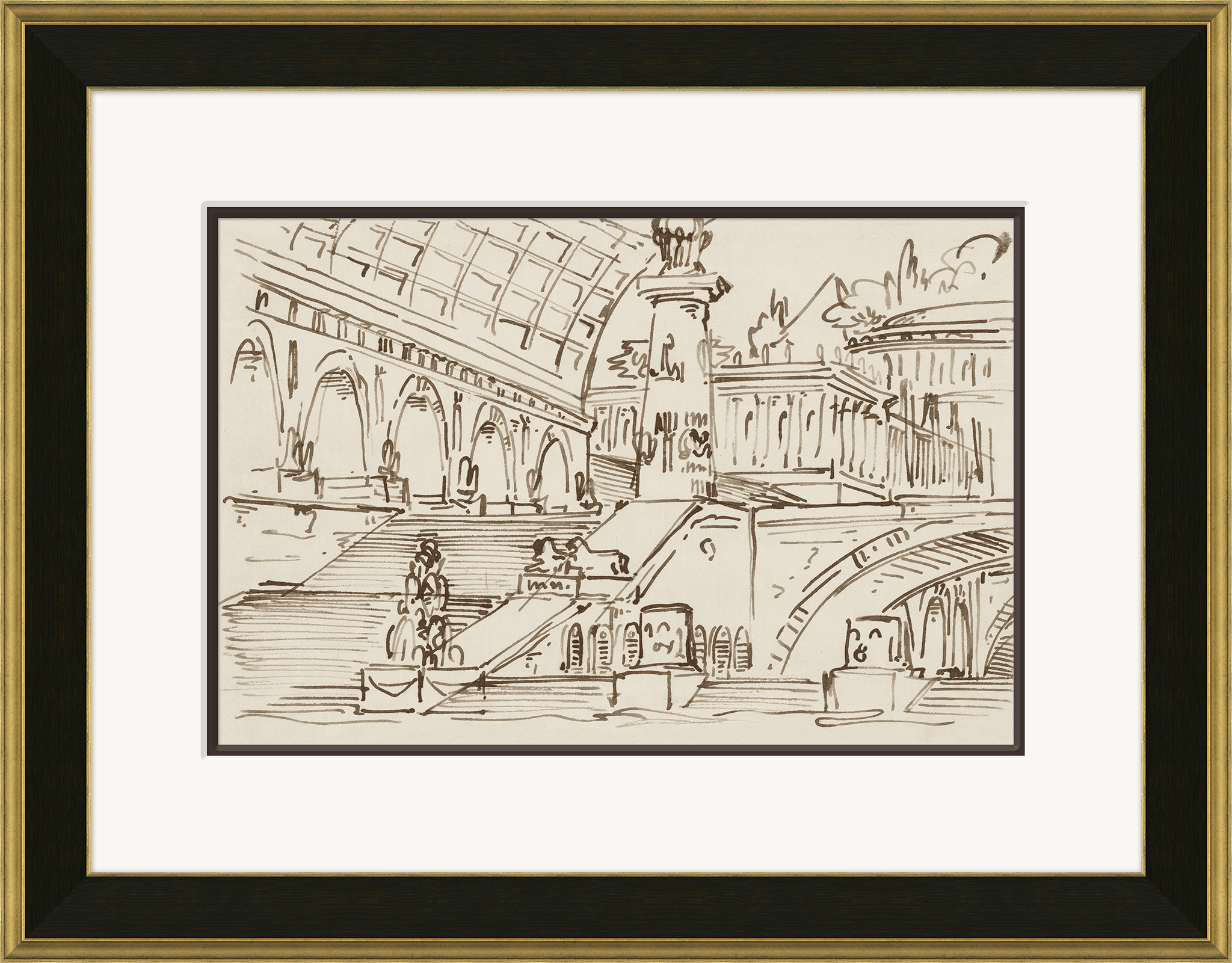 Soicher Marin Sketch for Stage Design I - Single Picture Frame Print ...