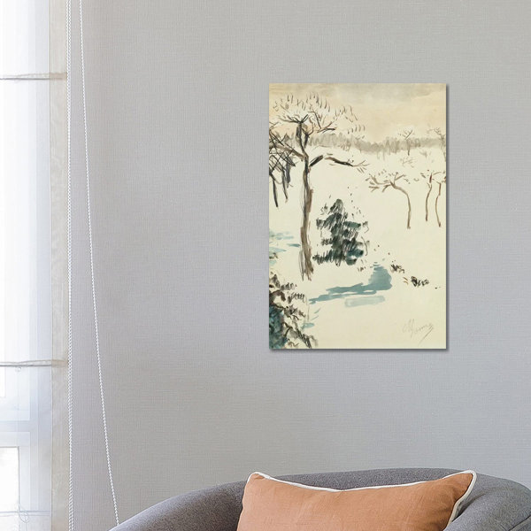 ClassicLiving Winter Landscape, 1910 by Pierre Bonnard - Wrapped Canvas ...