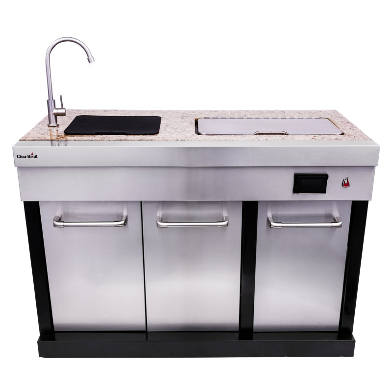 Charbroil Medallion Series Modular Outdoor Kitchen Sink & Entertainment ...