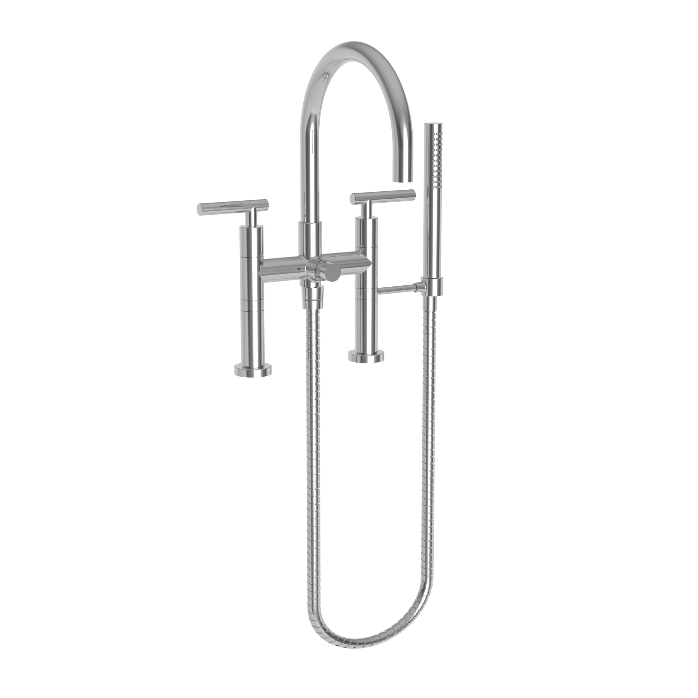 Newport Brass Exposed Tub & Hand Shower Set - Deck Mount | Wayfair