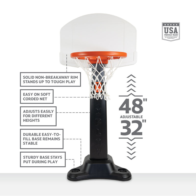 Huplay Rookie Adjustable Basketball Set & Reviews | Wayfair