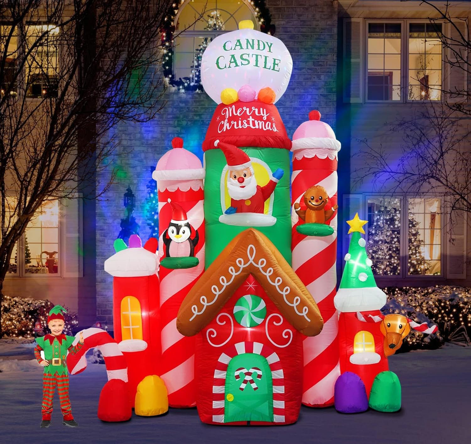 The Holiday Aisle® 10FT Tall Christmas Inflatable Outdoor Decoration ...