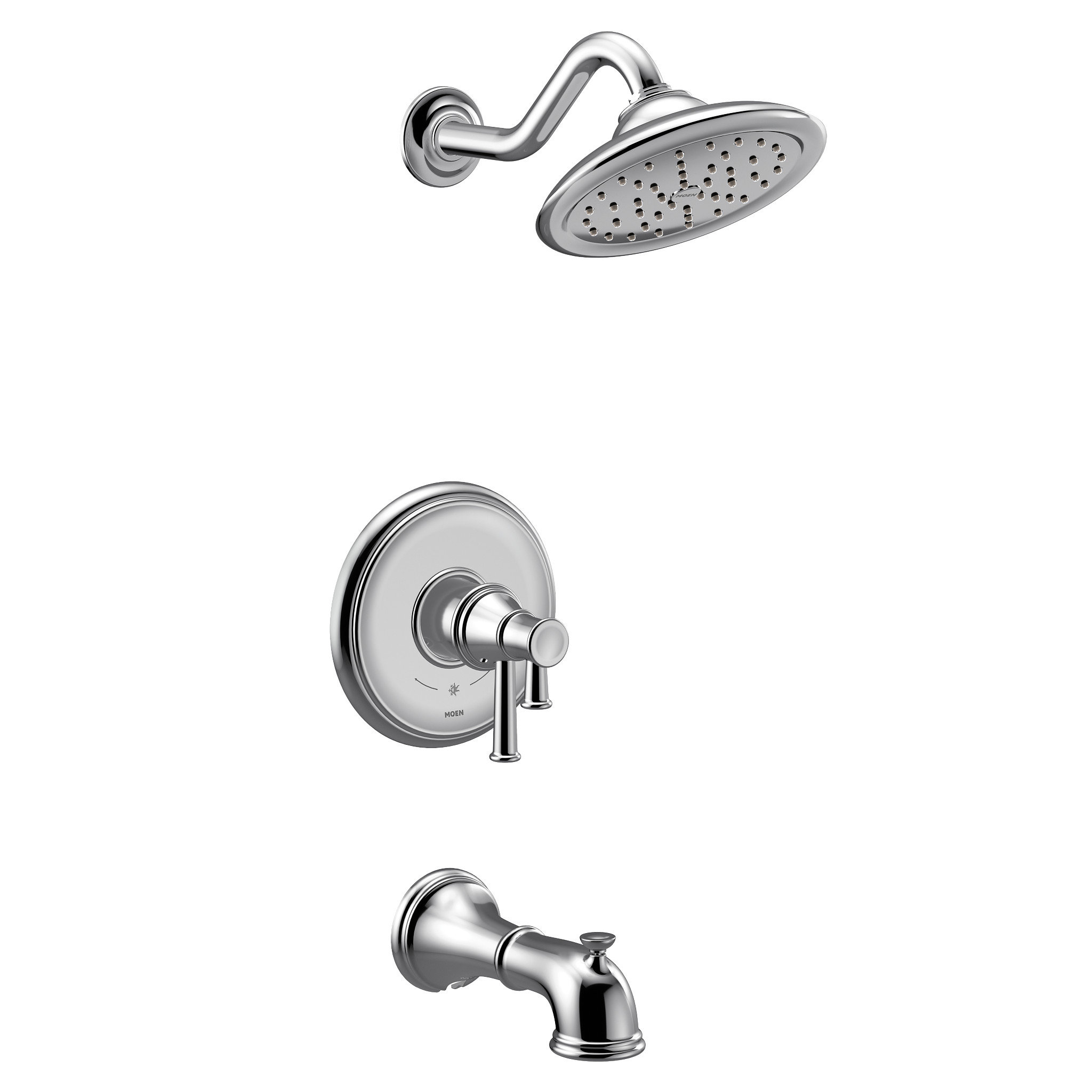 Moen Belfield M-CORE 4-Series Eco-Performance Tub And Shower Trim ...
