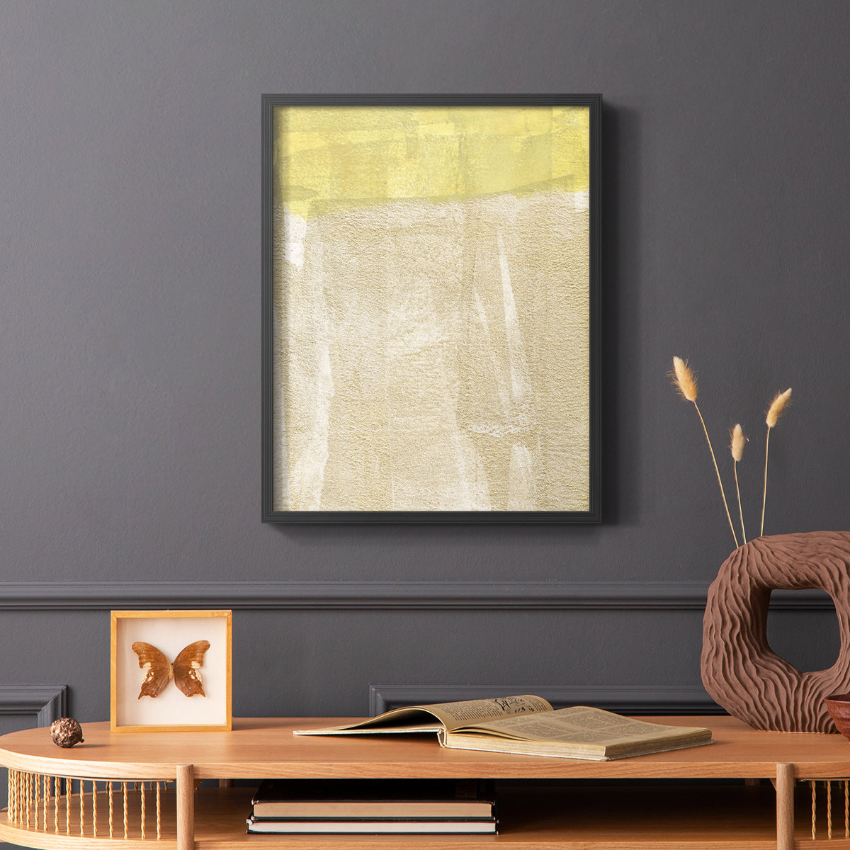 Wrought Studio™ Vovere II Framed Print - Solid Wood | Wayfair