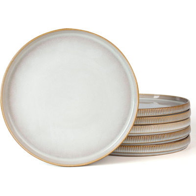 RE/FINE™ Izie Straight Lip Stoneware Dinner Plate & Reviews | Wayfair
