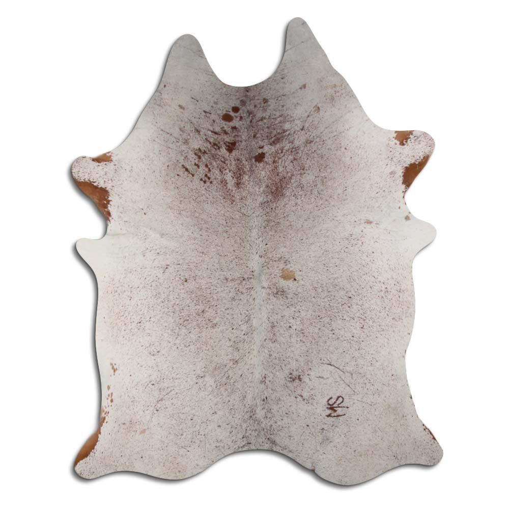 Foundry Select NATURAL HAIR ON Cowhide RUG SALT AND PEPPER BROWN AND ...