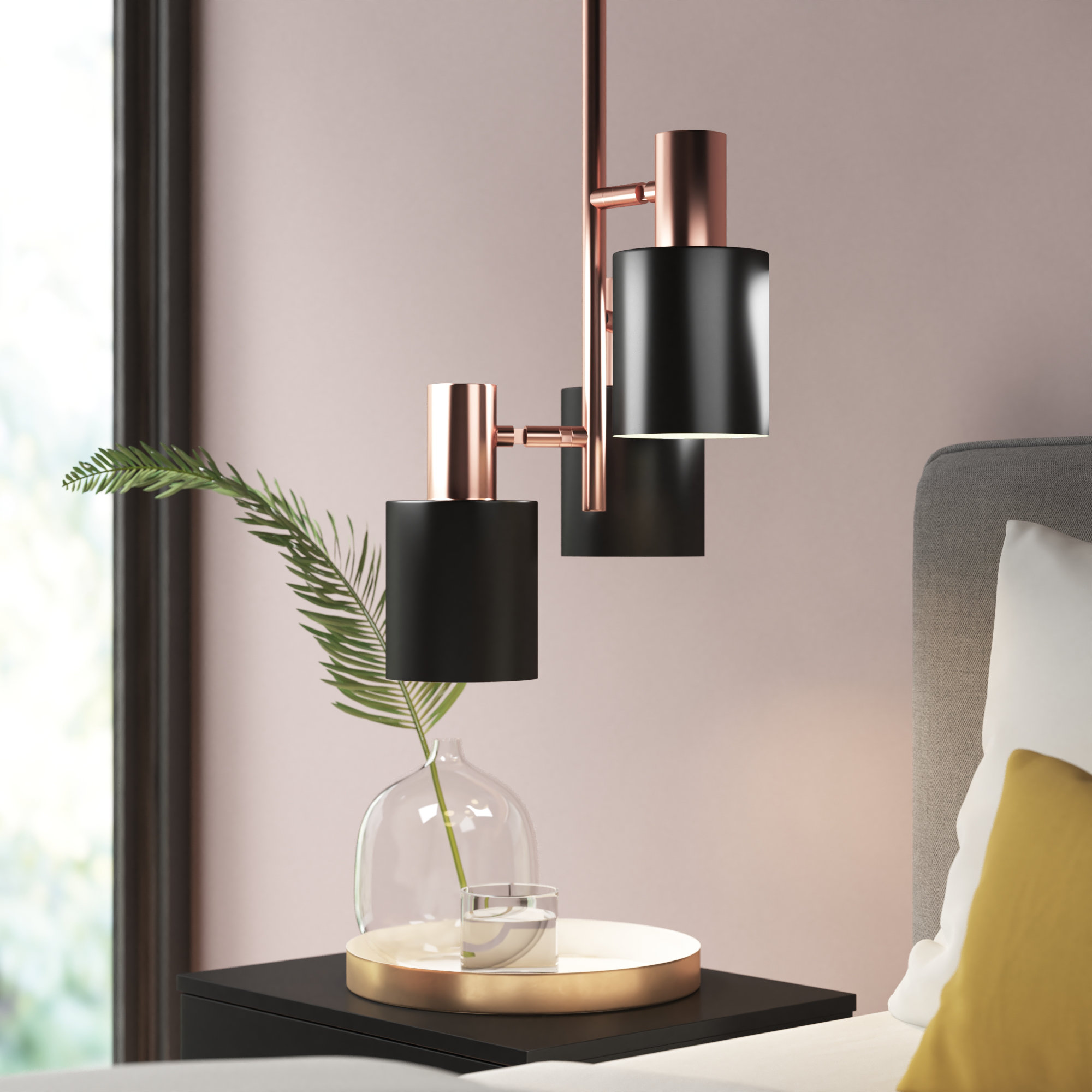 Norden Home Abel 3 - Light Cluster Pendant & Reviews | Wayfair.co.uk