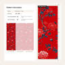 Lark Manor™ Floral Wallpaper Birds Red Removable Wall Decor | Wayfair