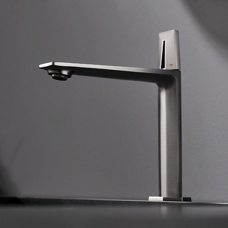 Dilon Fresh And Modern Tall Sink Faucet, Single Lever Control Bathroom ...