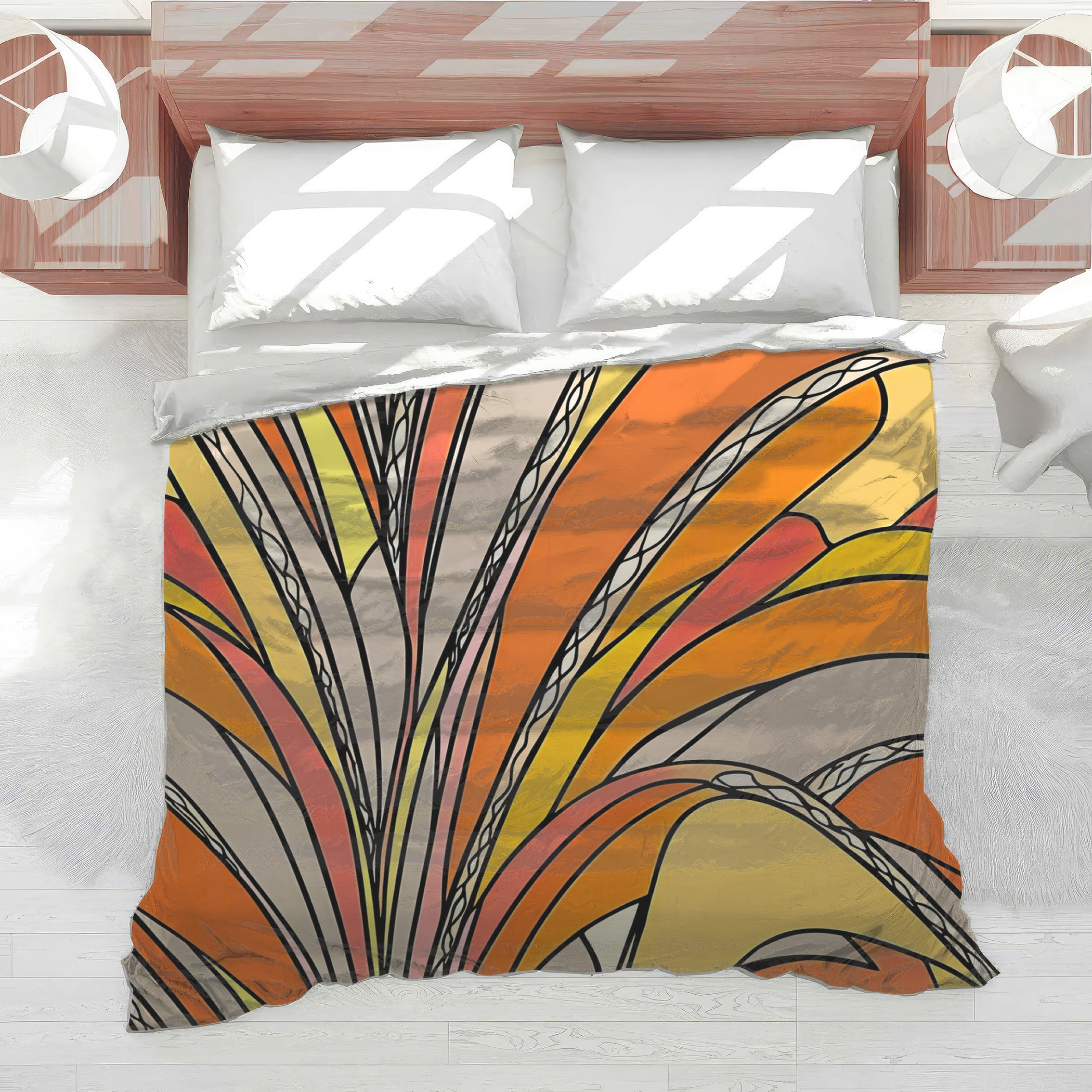 VisionDecor Abstract Bedding Art Comforter Contemporary | Wayfair