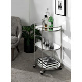 Silver Bar Carts You'll Love | Wayfair