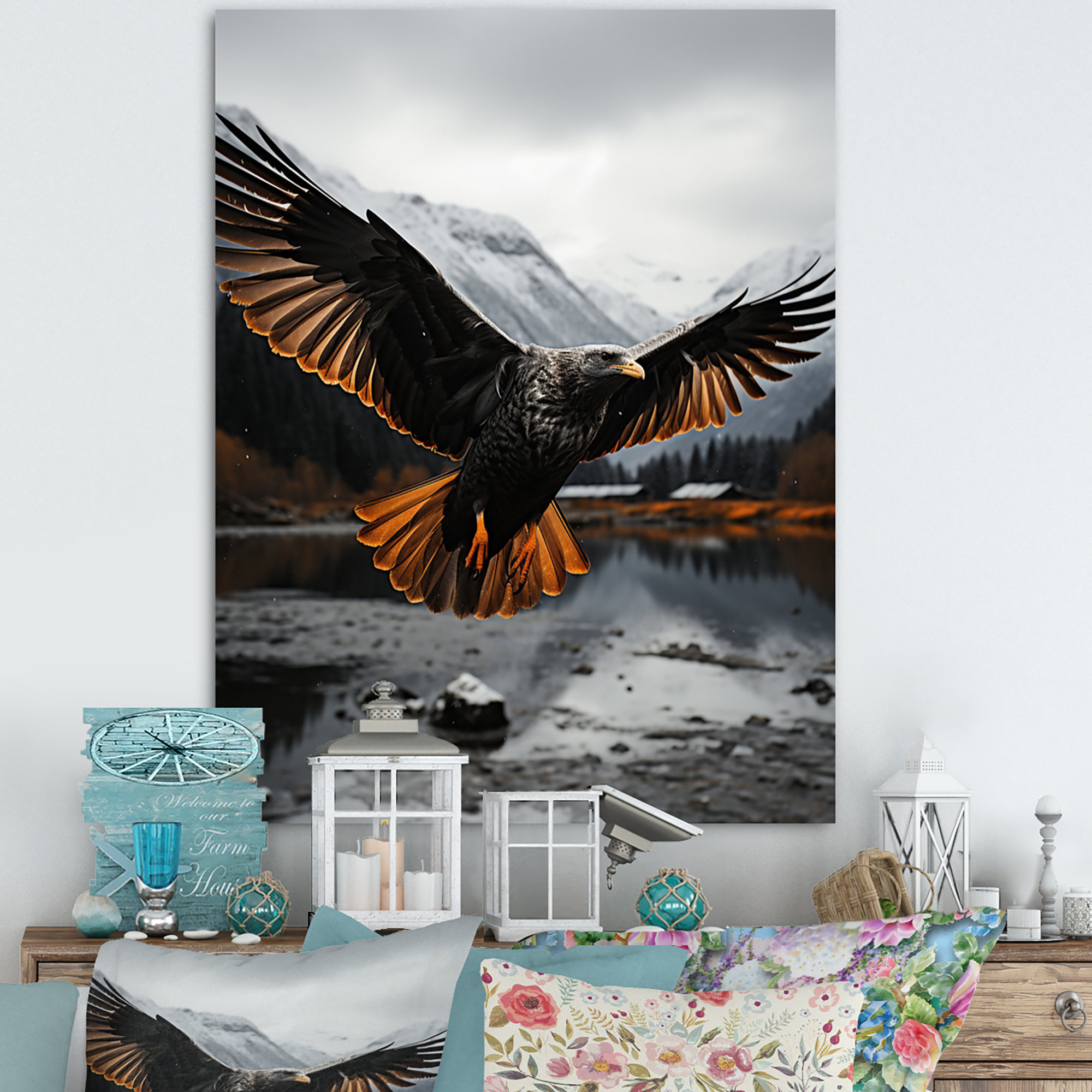 Millwood Pines Alaska Arctic Wingspan II - Animals Canvas Wall Art ...