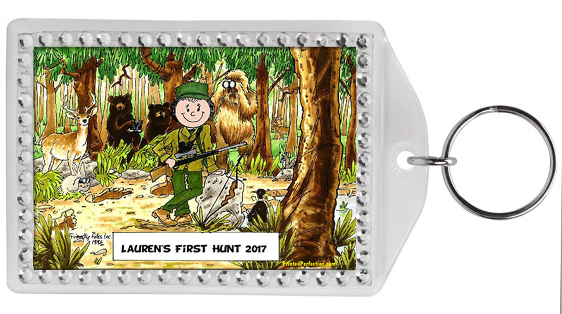 Printed Perfection Personalized Friendly Folks Hunter - Female ...