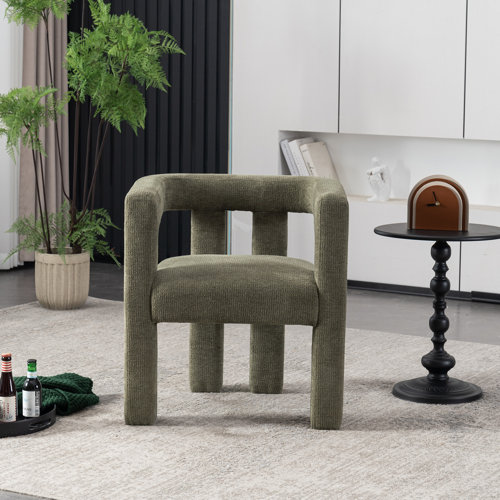 Ebern Designs Silton 25.4'' Wide Full Assembled Chenille ...