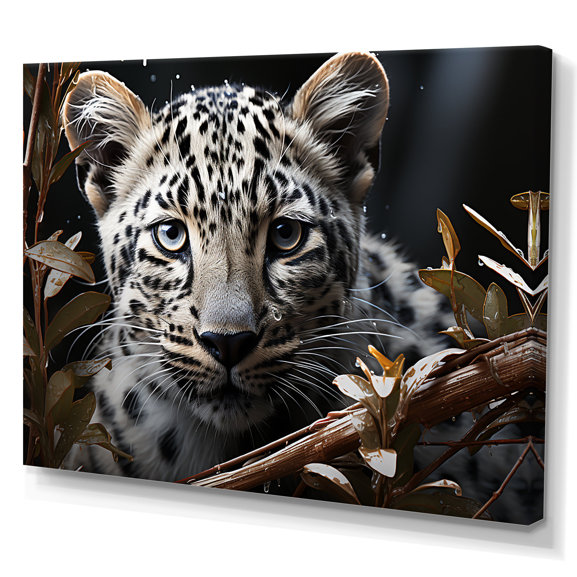 Ebern Designs Jungle Leopard Stalk III On Canvas Print | Wayfair