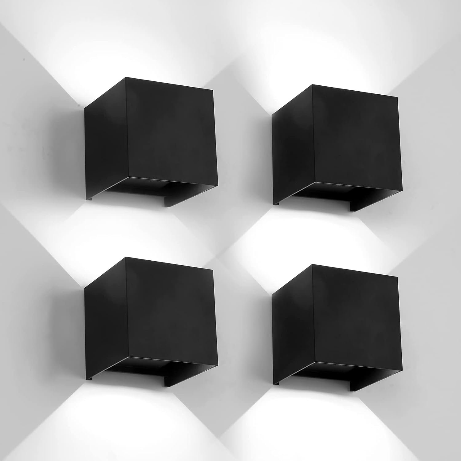 Orren Ellis Modern LED Outdoor Wall Lights IP65 Waterproof Up Down ...