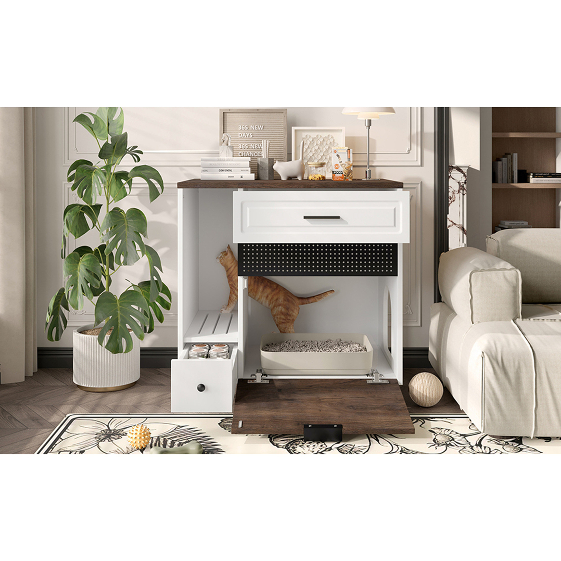 Corrigan Studio® Cat Litter Box Enclosure - Wayfair Canada