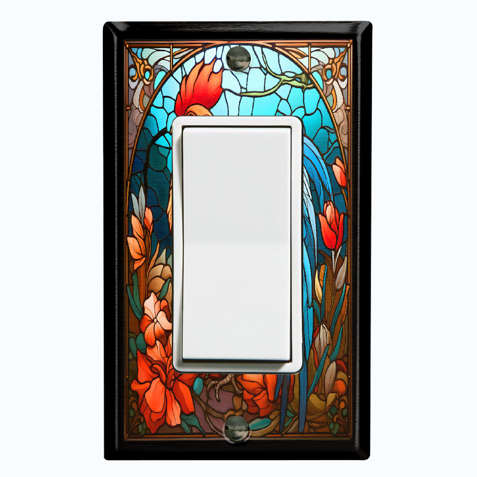 WorldAcc Nature Themed 1 - Gang Wall Plate | Wayfair