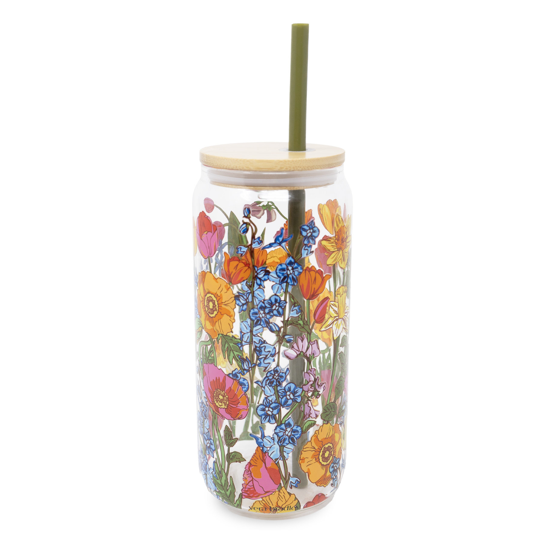 Vera Bradley Glass Coffee Mug, Meadow Bouquet | Wayfair