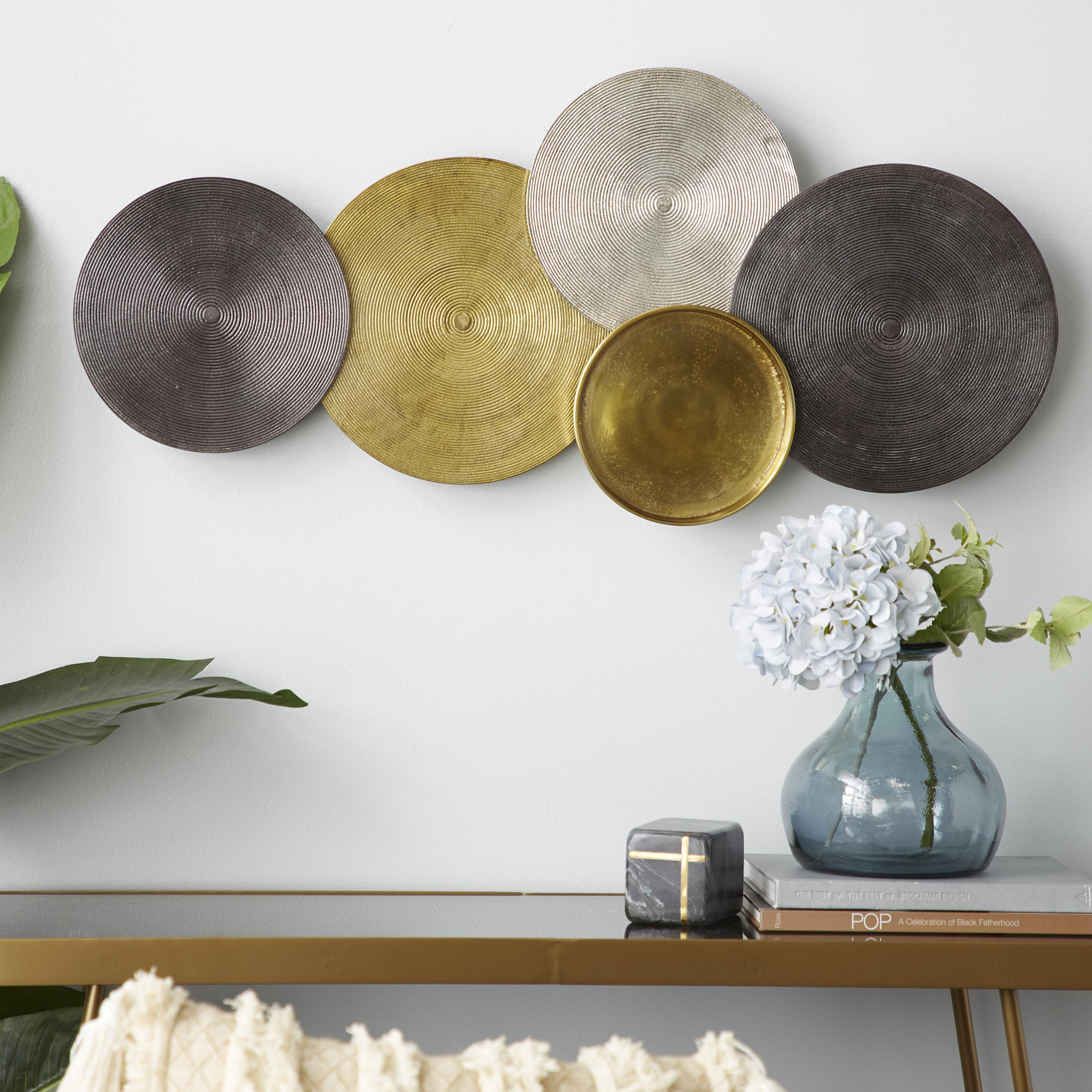 Mercer41 Aluminum Metal Radial Plate Multi Colored Wall Decor & Reviews ...
