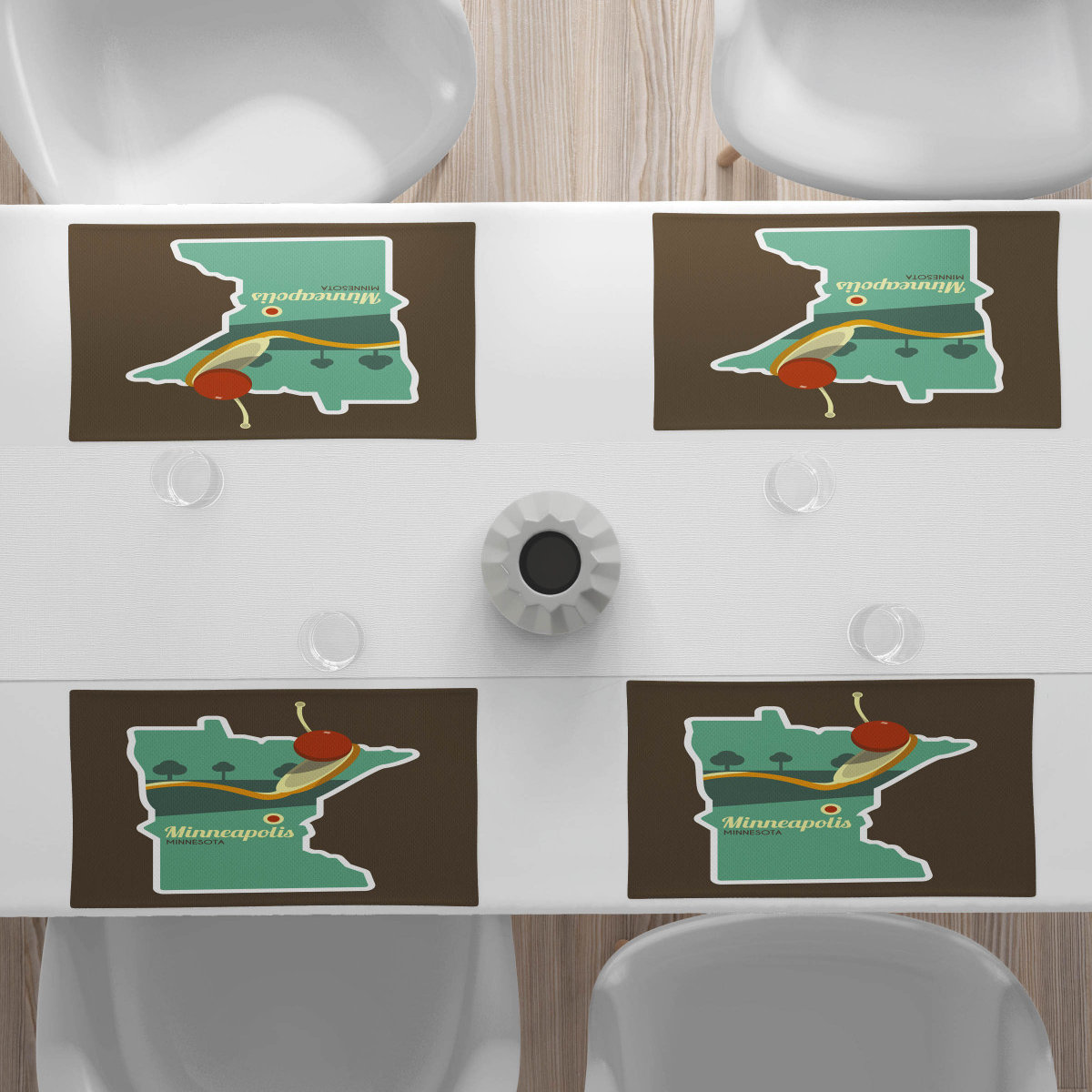 East Urban Home Minnesota 18.5" Placemat | Wayfair