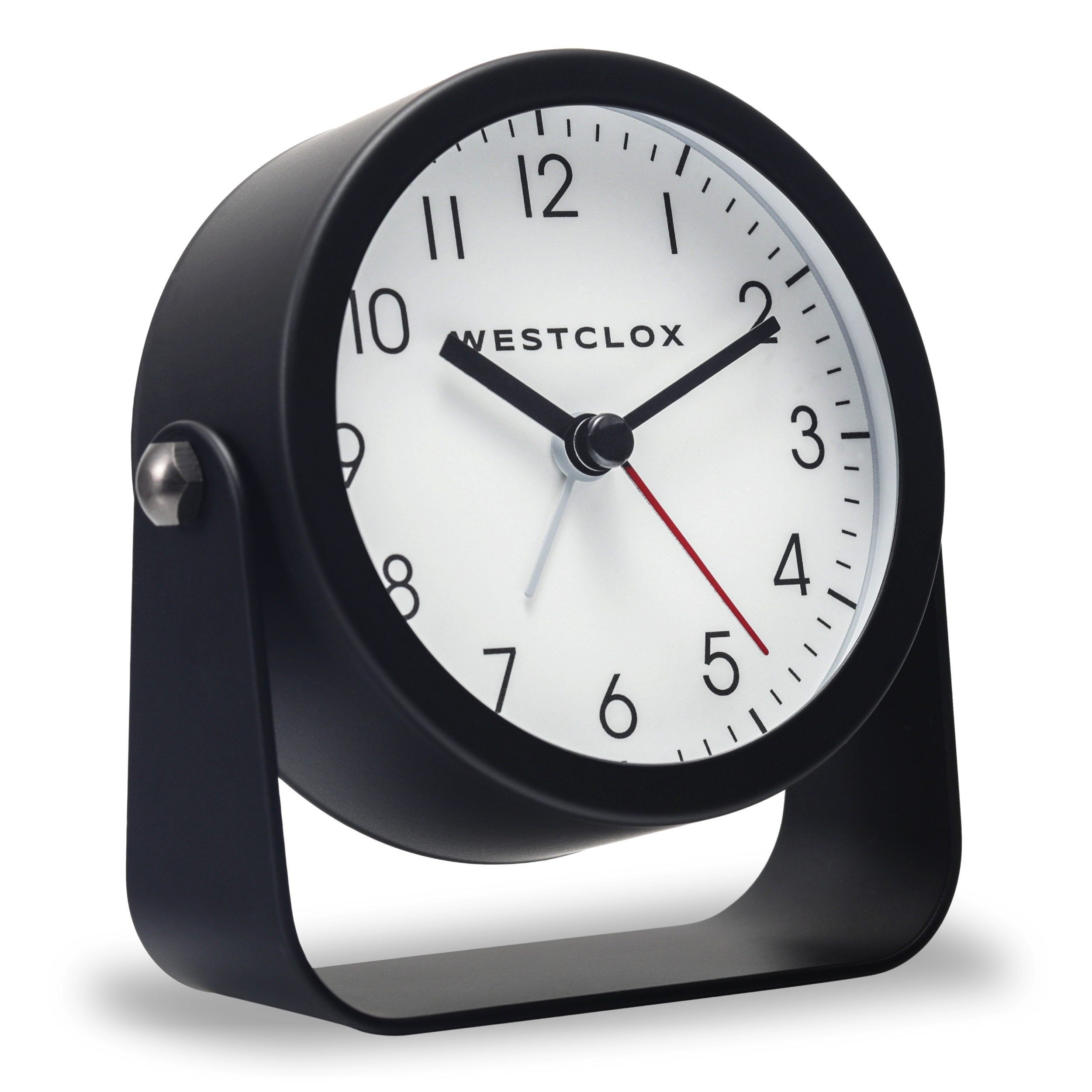George Oliver 3.5" BLACK WESTCLOX TILT ALARM CLOCK | Wayfair
