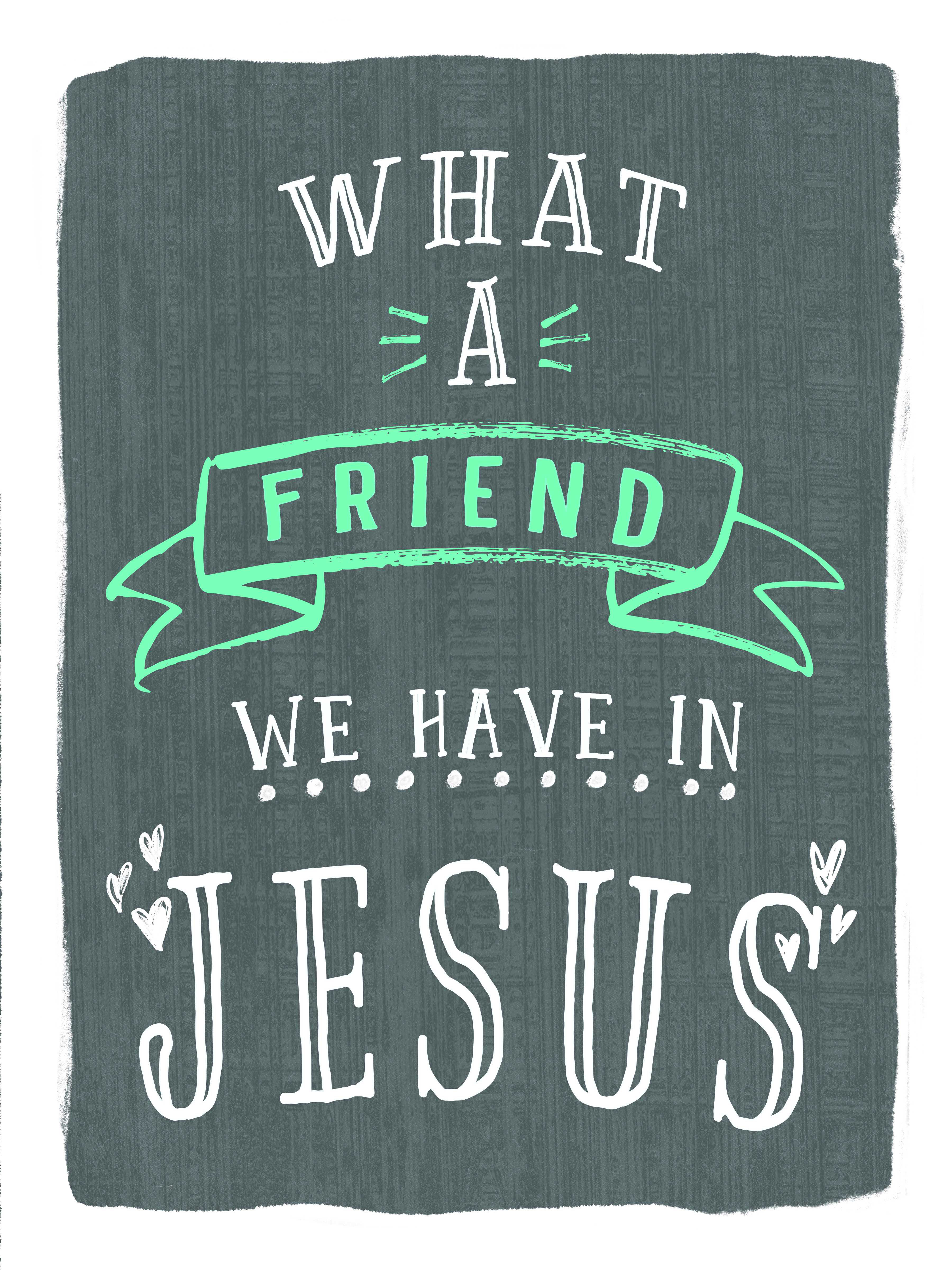 Trinx What a Friend in Jesus - Wrapped Canvas Print | Wayfair