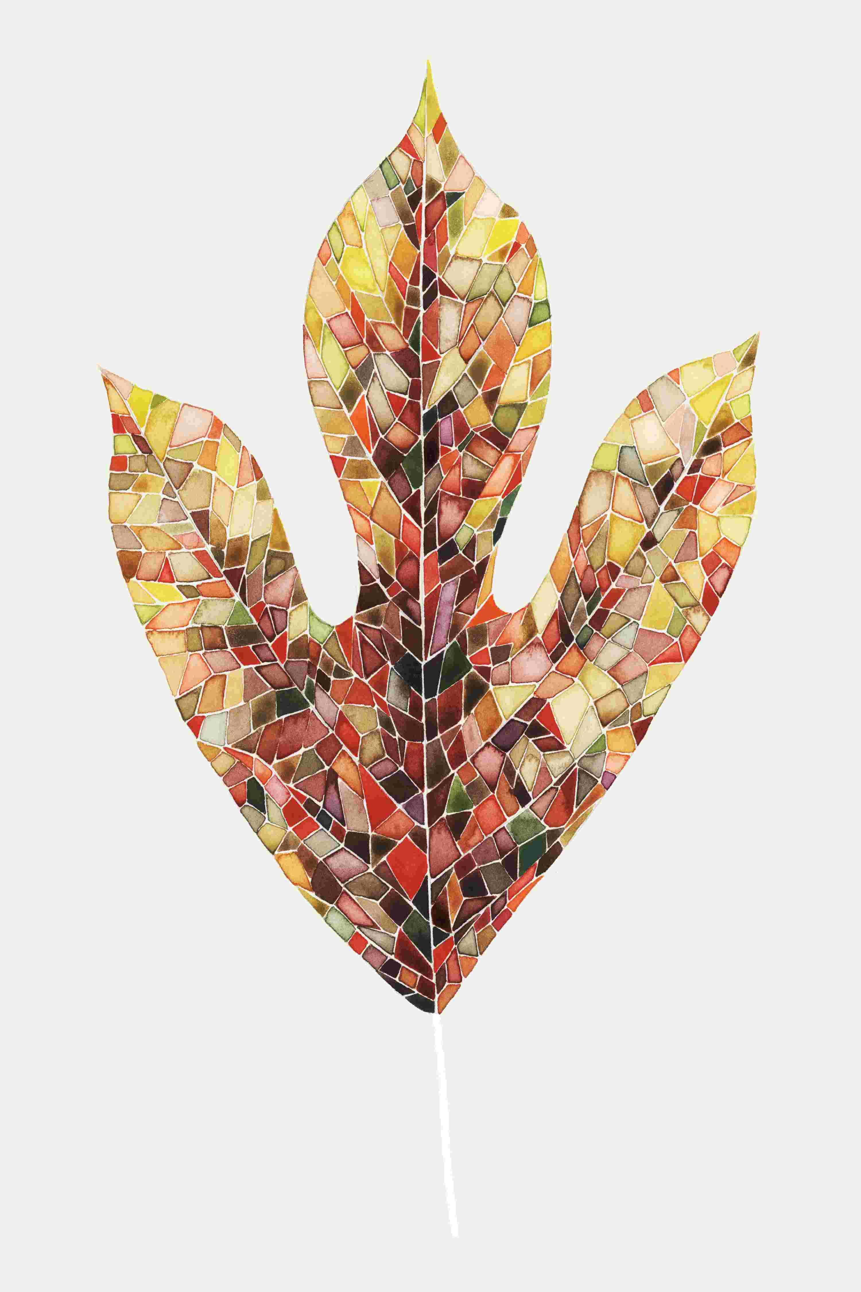 Red Barrel Studio Fall Mosaic Leaf II - Wayfair Canada