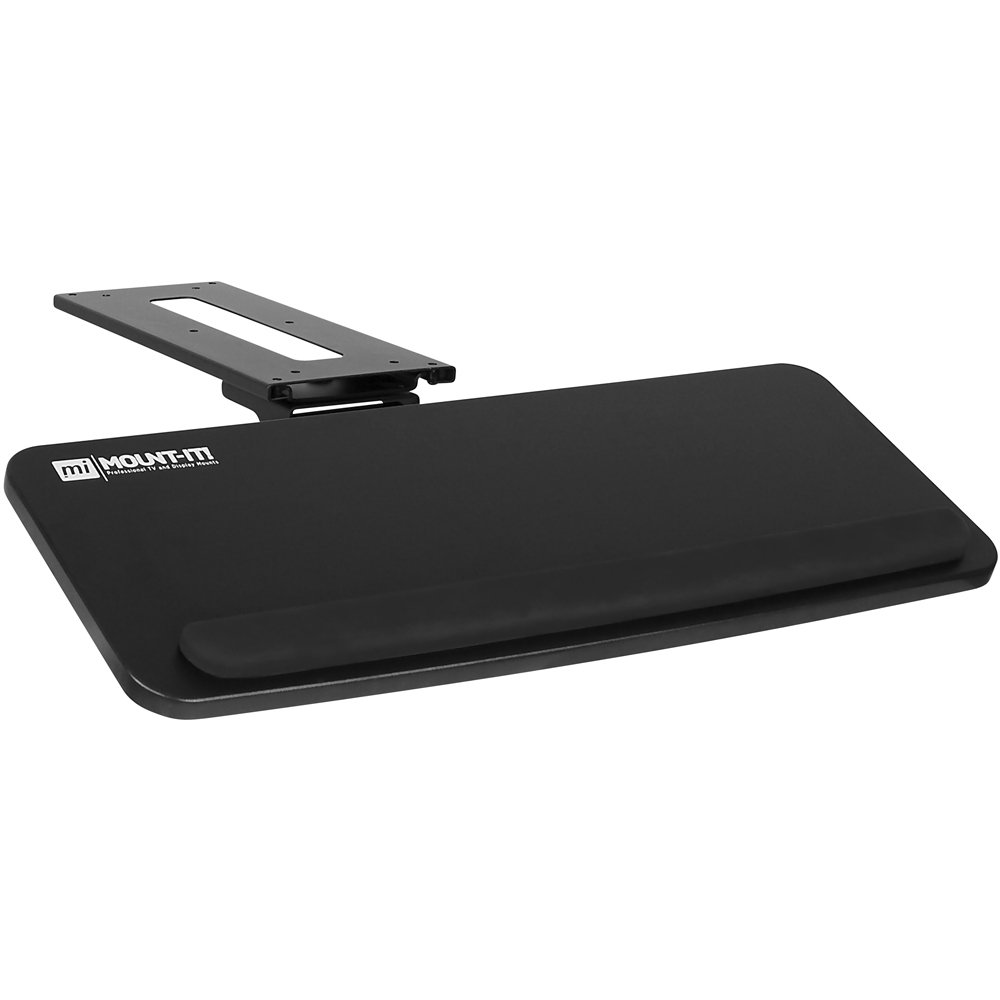 Mount-It! Height Adjustable Keyboard and Mouse Platform with Wrist Rest ...