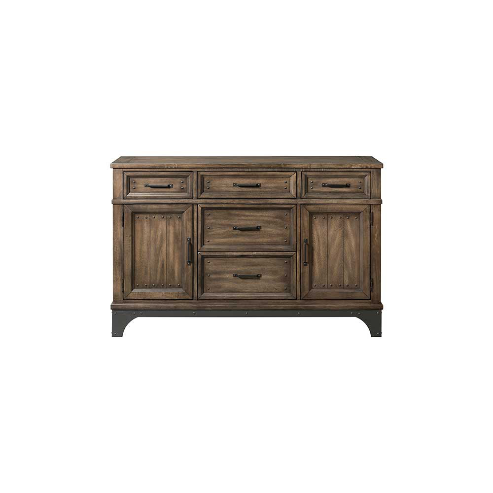 Williston Forge Crisinda Whiskey River Sideboard with 2 Doors and 5 ...