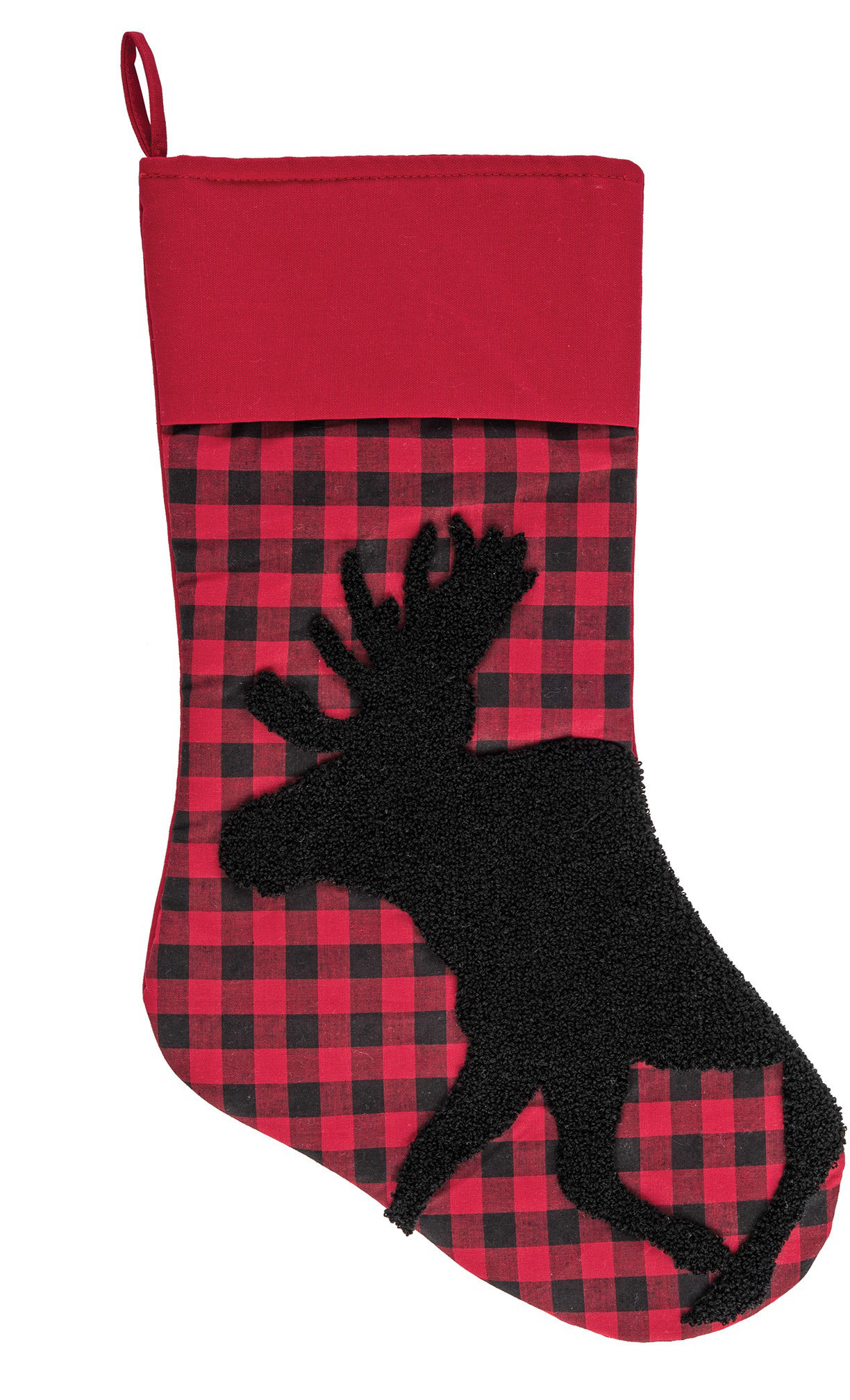 The Holiday Aisle® Swartz Moose Stocking & Reviews | Wayfair