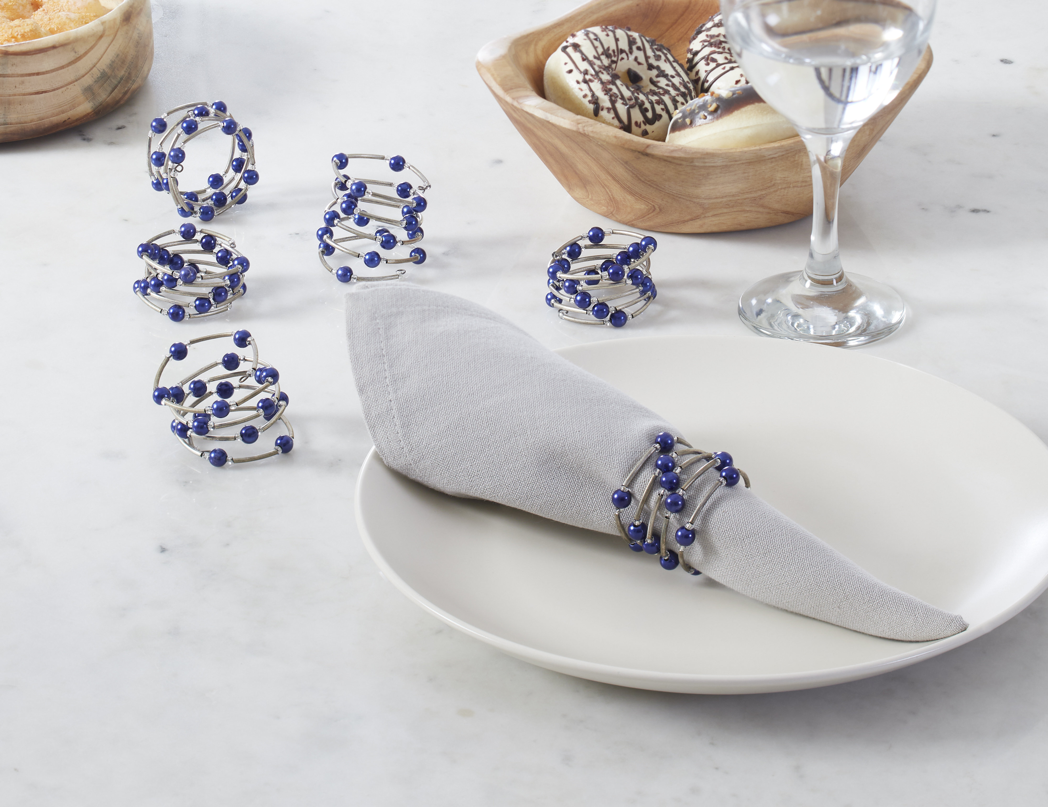 Fairmont Park Handcrafted Bangle Style Beaded Napkin Ring | Wayfair.co.uk