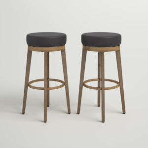 Three Posts™ Gadberry Swivel 30.5" Bar Stool & Reviews | Wayfair