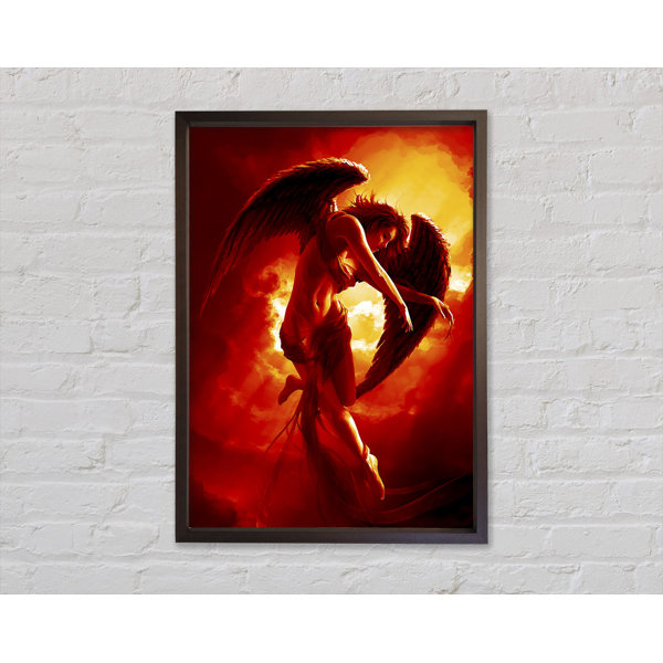 Bright Star Red Guardian Angel - Single Picture Frame Art Prints on ...