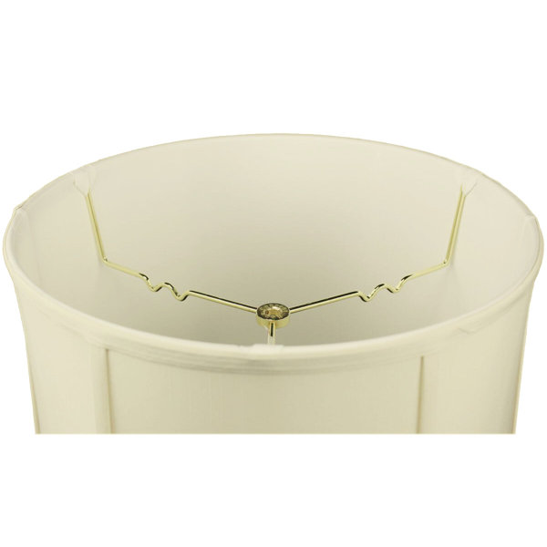 Darby Home Co 17" H x 16" W Silk/Shantung Drum Lamp shade ( Screw on ...