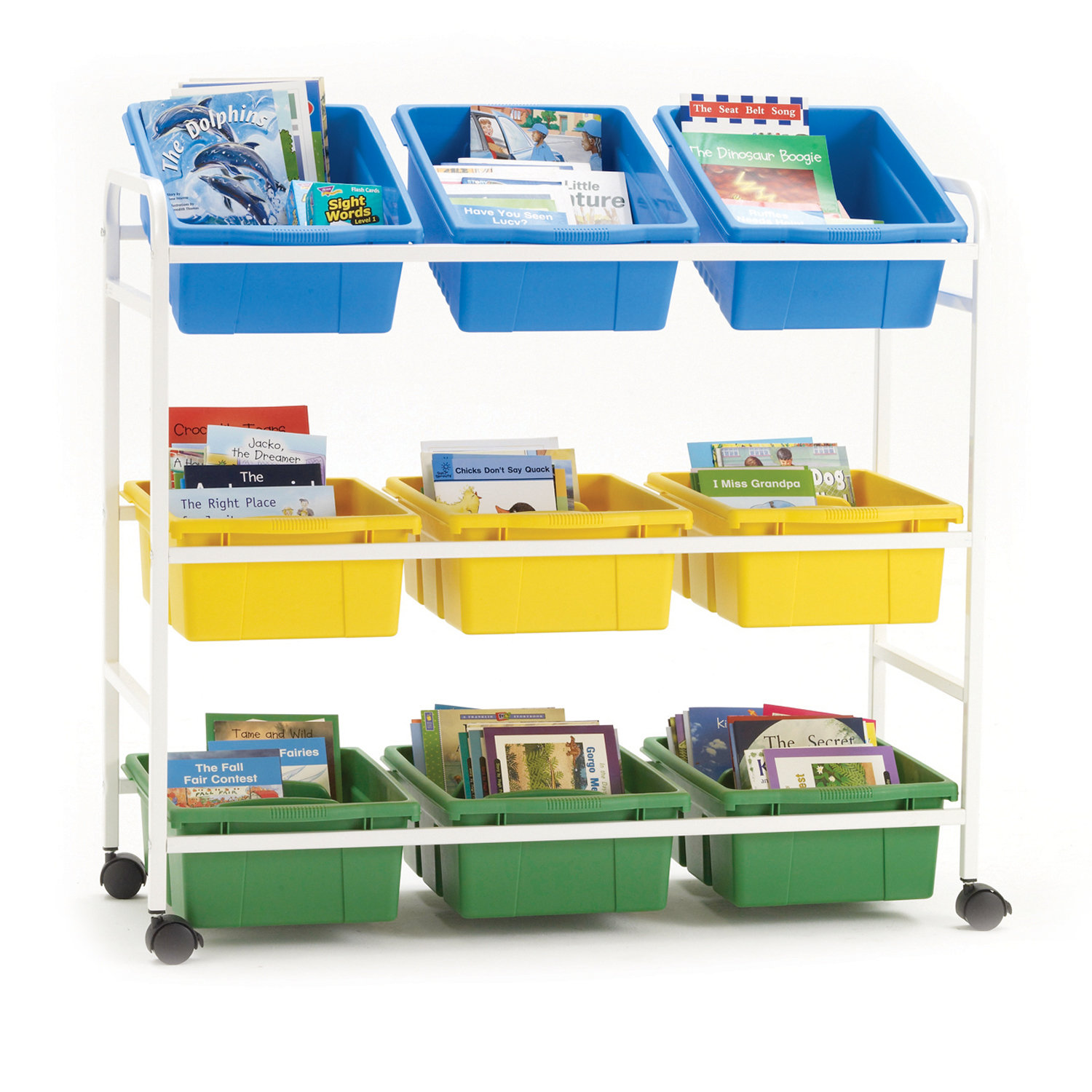 Copernicus 9 Cubby Cart with Casters | Wayfair