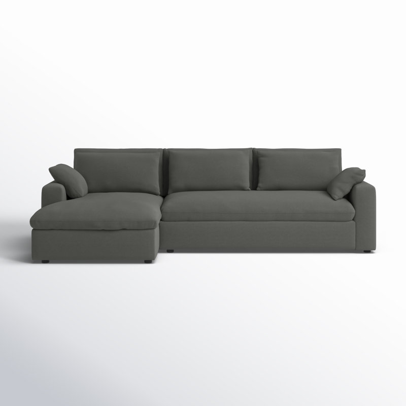 Joss & Main Remy 2 - Piece Upholstered Chaise Sectional | Joss & Main