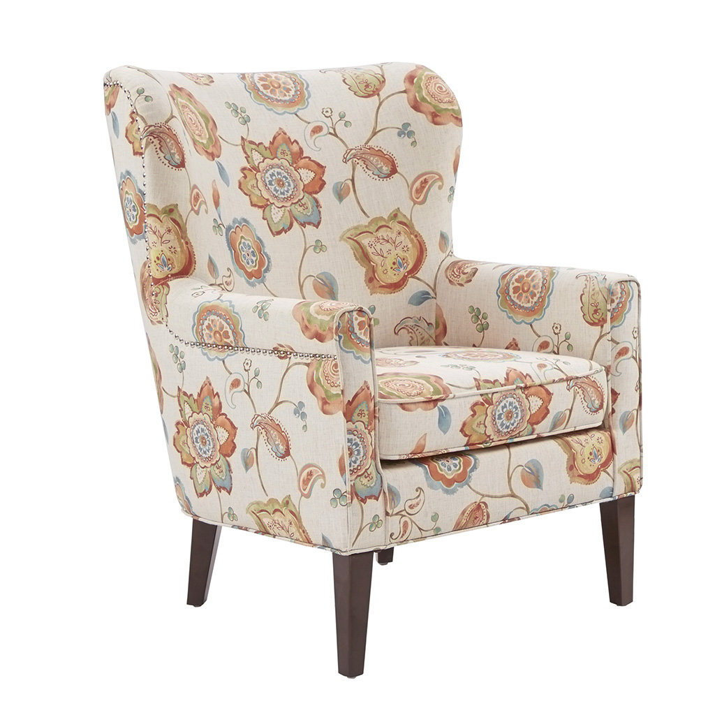 Bungalow Rose Accent Chair,Bedroom chair with Removable seat cushion ...