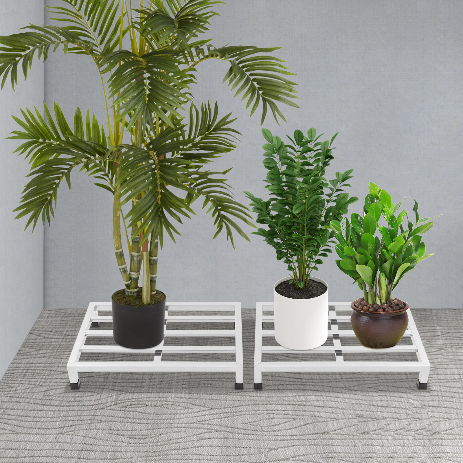 Ivy Bronx 2 Packs Stainless Steel Dunnage Racks Storage Dunnage Racks ...