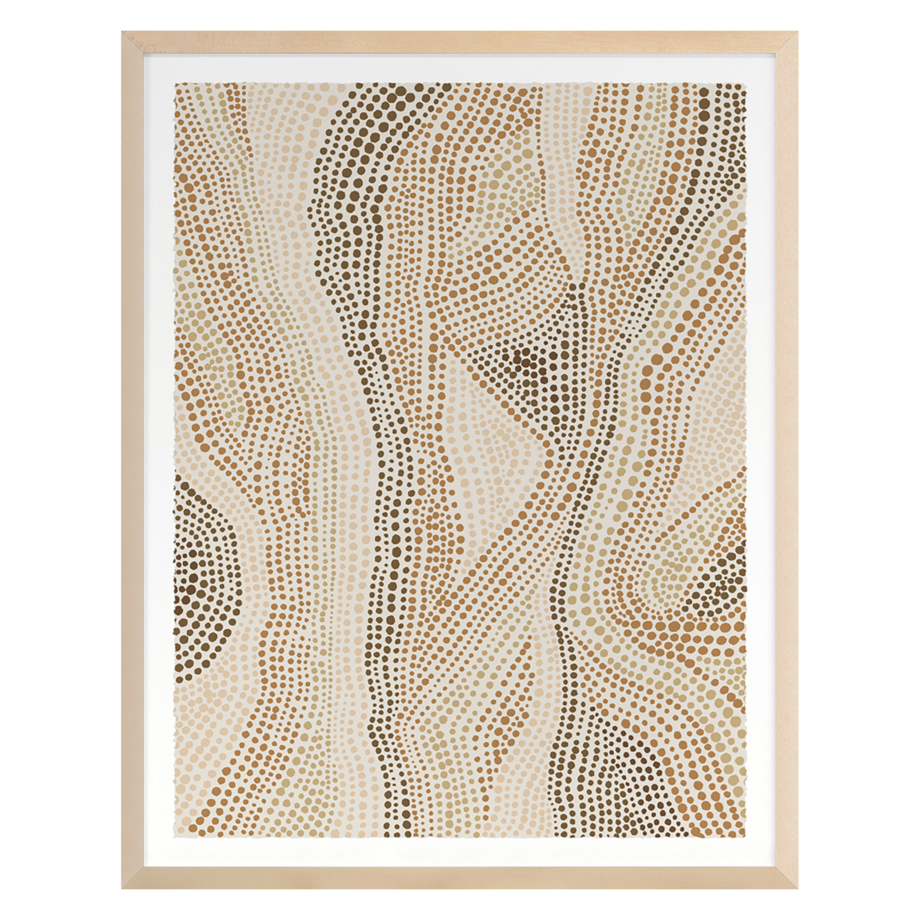 Grand Image Home Dot Pattern 6 in Clay Tones by Marie Lawyer - Single ...