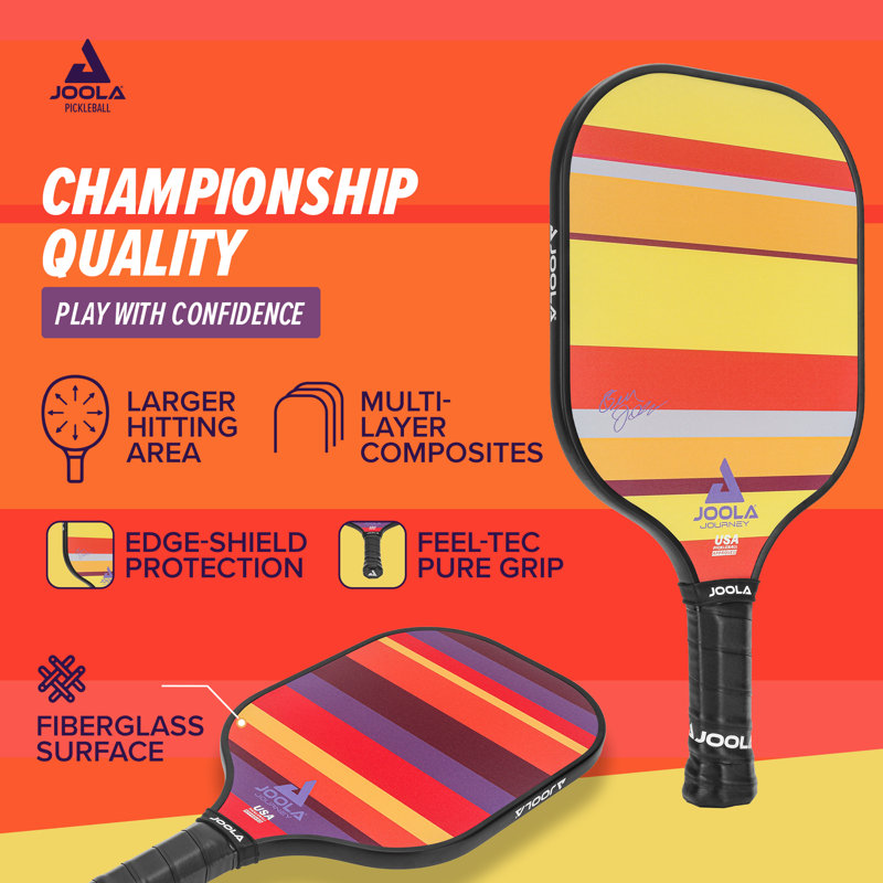 JOOLA Journey Pickleball Paddle, USAPA Approved, Lightweight Paddle ...