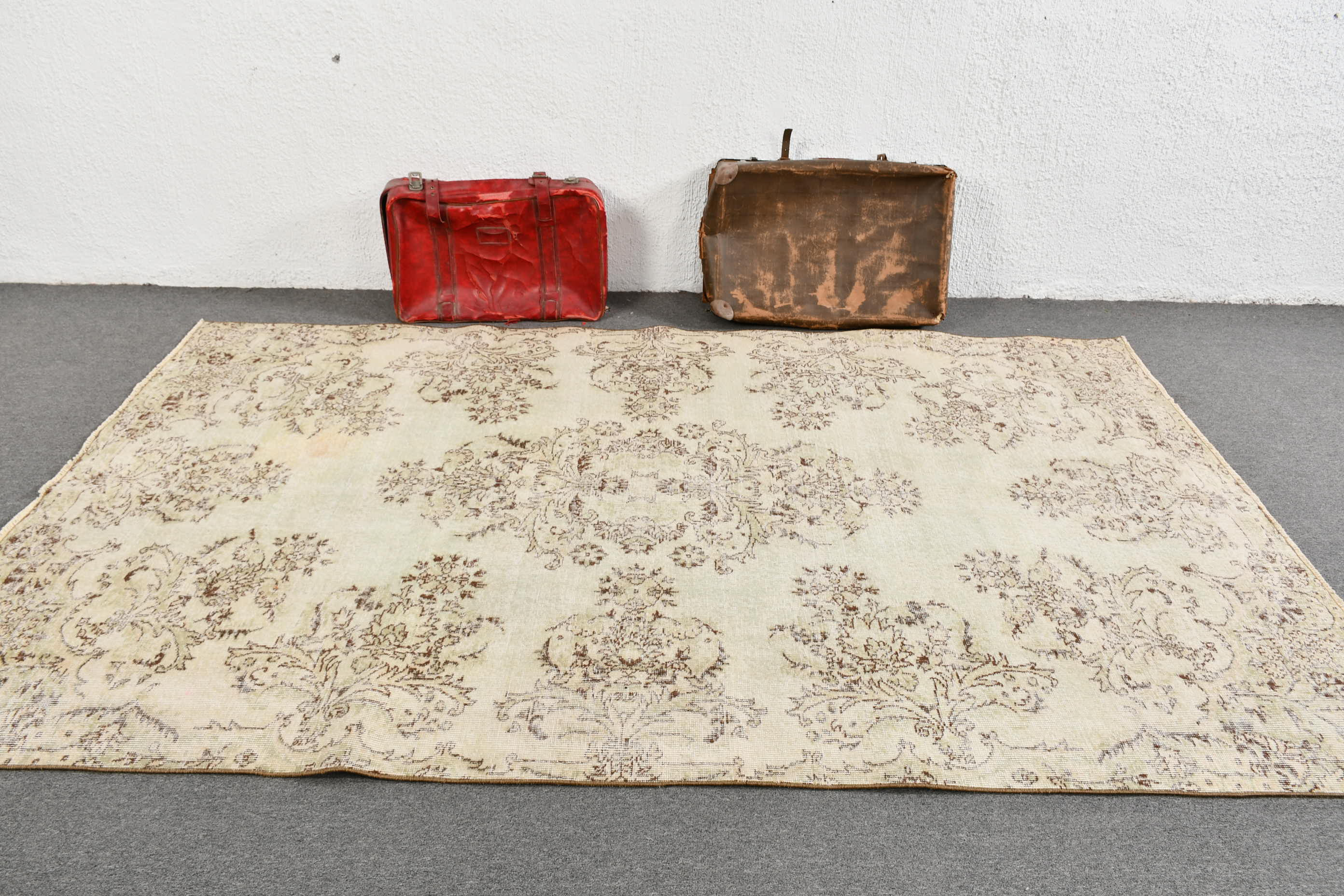 Bungalow Rose Large Vintage Turkish Rug Ideal For Enhancing The ...