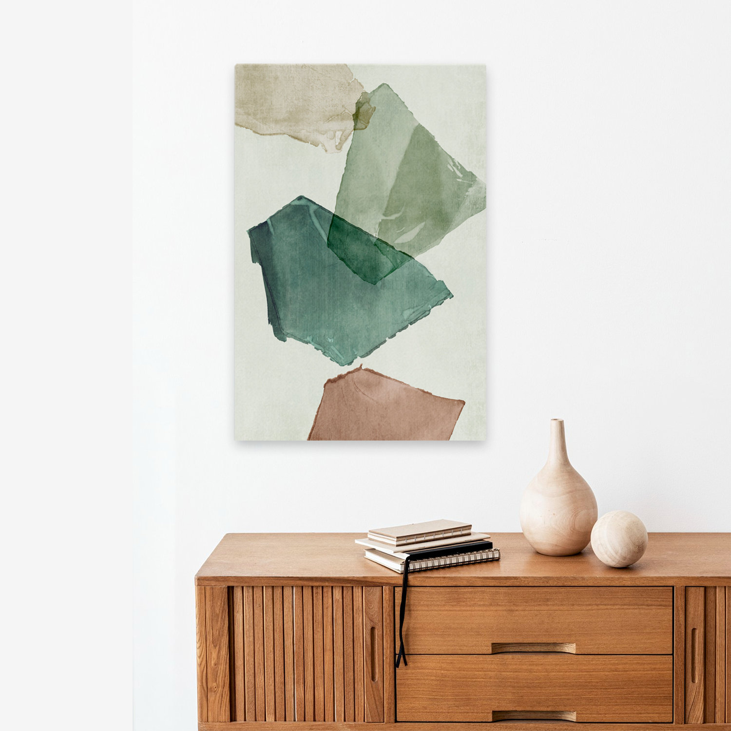 Brayden Studio Geometric And Shapes Floating Transparent Geometric ...