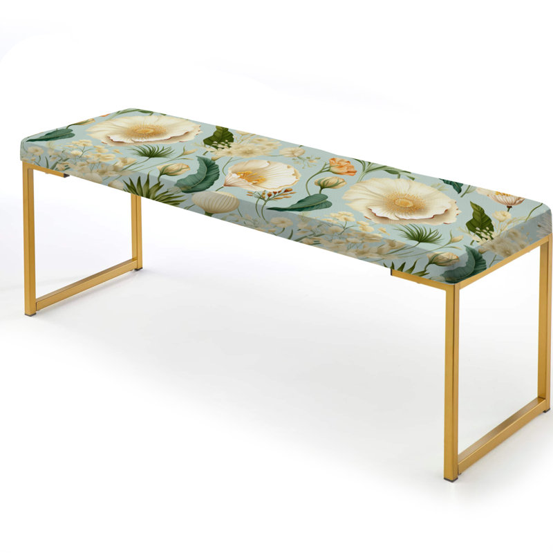 Design Art Seashell Sketches Tropical Pattern - Coastal Upholstered ...