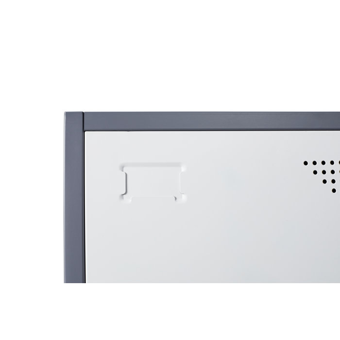 Steelcube Metal 2 - Tier 15'' Gym & Locker Room Locker with Built In ...