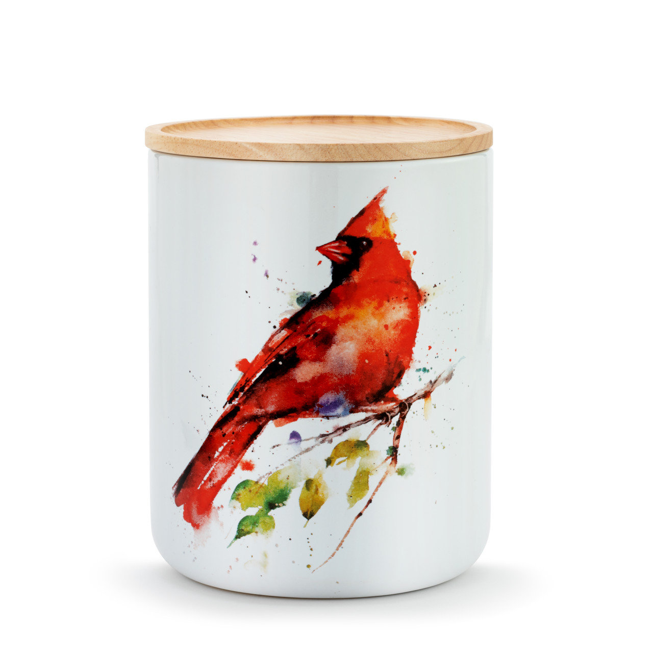 Winston Porter Spring Cardinal Kitchen Canister | Wayfair