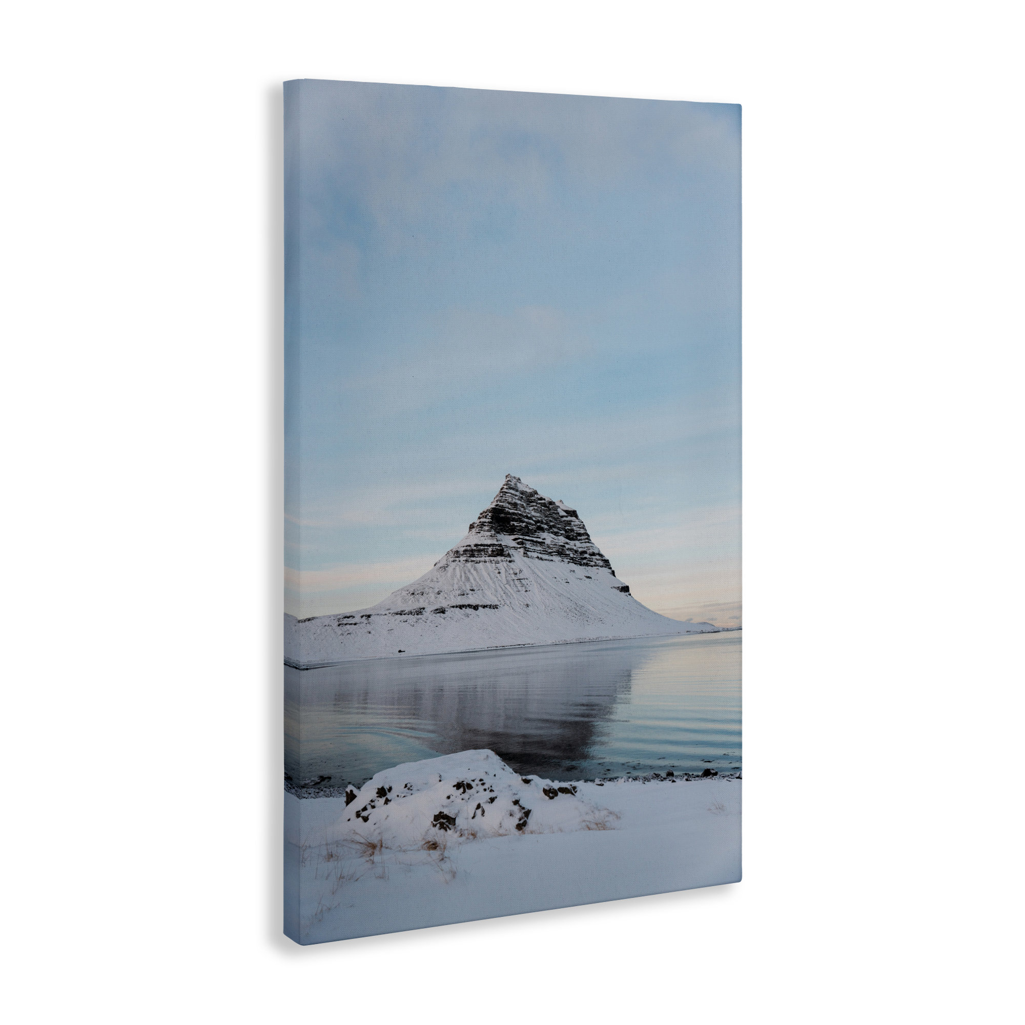 Hokku Designs Scenic Iceland Peninsula Canvas, design by Jade Sharp ...