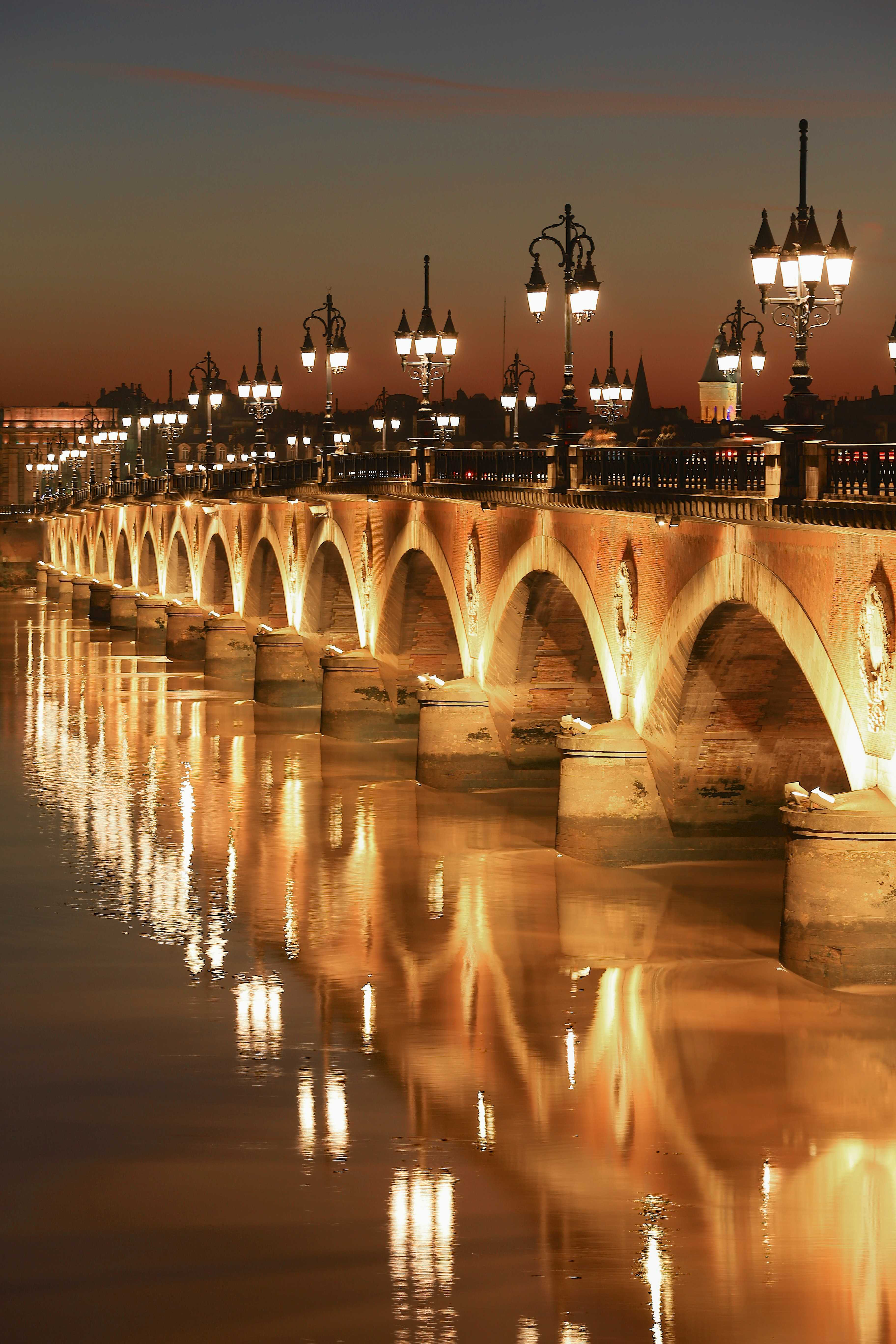 Ebern Designs Pont De Pierre by - Wrapped Canvas Photograph - Wayfair ...