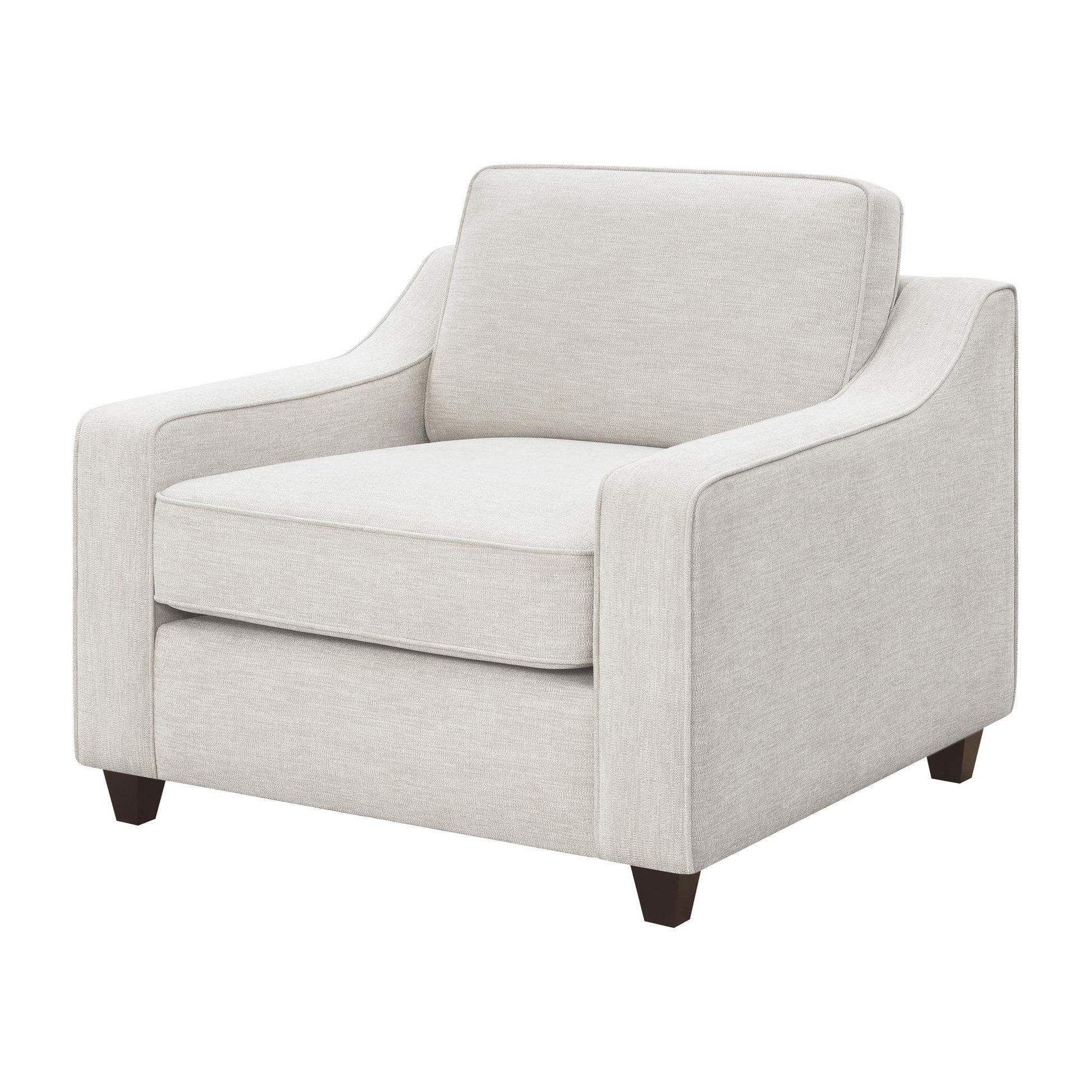 Red Barrel Studio® Reass 37.1'' Wide Chenille Armchair in Beige | Wayfair